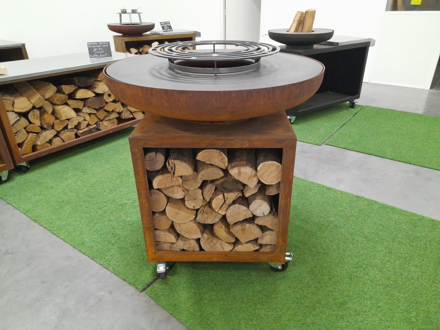 Acheter un brasero rond, cuisine extérieure, brasero Atlantique 100